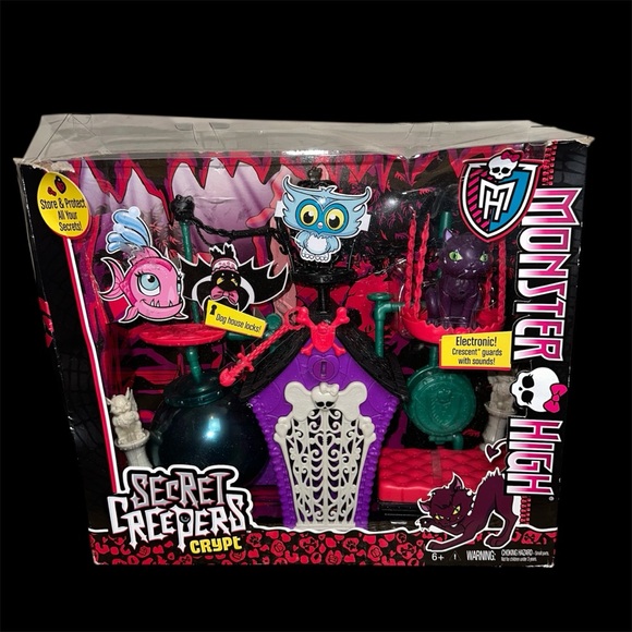 monster high | Toys | Monster High Secret Creepers Crypt Pet Electric ...